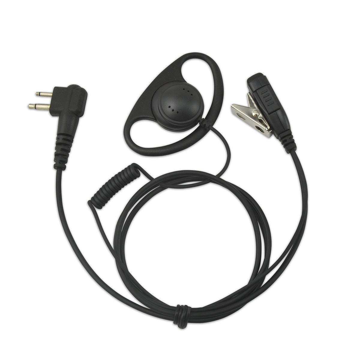 ProMax 4007 Series 1.5-Wire D-Shell Earpiece with PTT Mic for Motorola ...