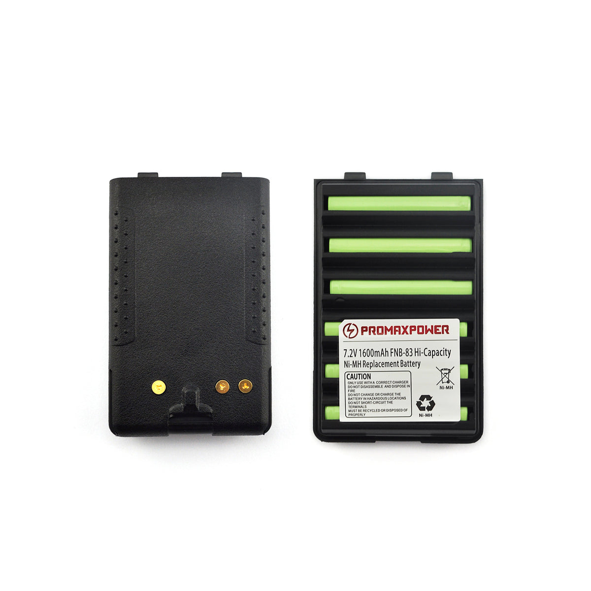 Power Series 1600mAh Ni-Mh Replacement Two Way Radio Battery for Verte ...